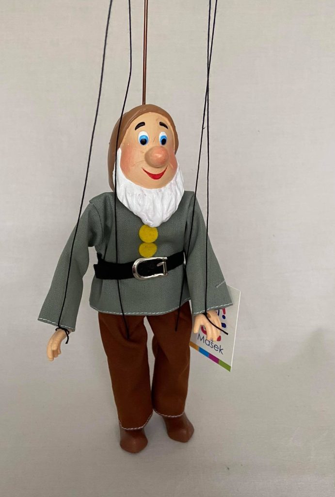 Adorable Dwarf Sneezy Puppet | AxaMarionettes