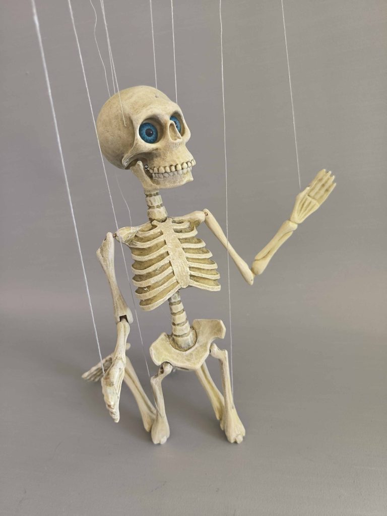 Skeleton Puppet Eda - your scary friend | AxaMarionettes