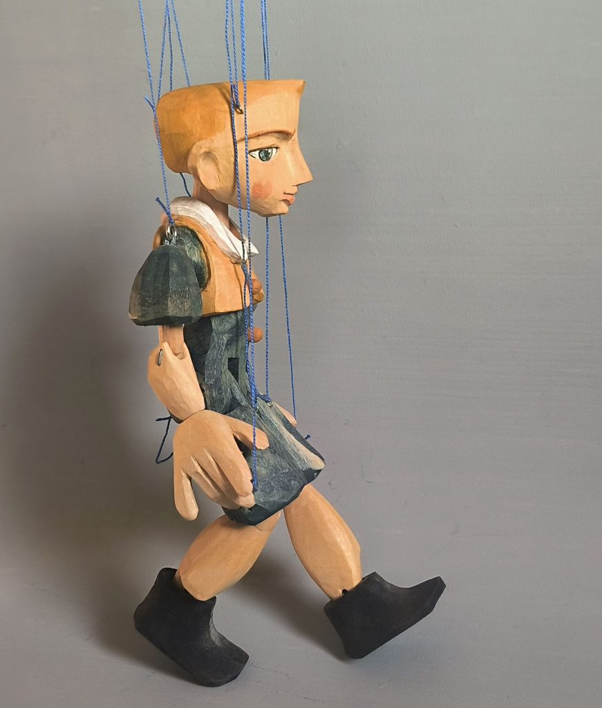 Cute Wooden Boy - Your Key to Imagination | AxaMarionettes